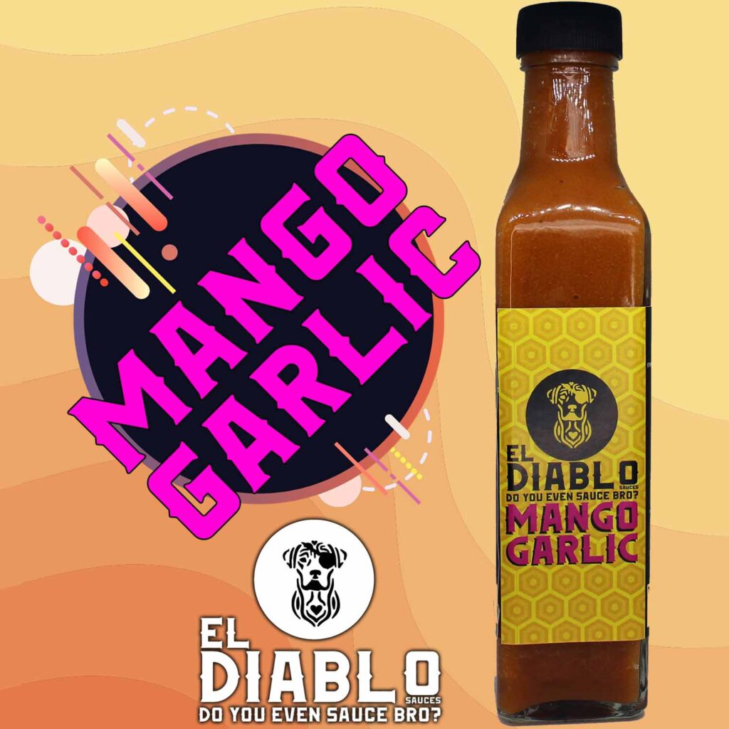 Mango Garlic Sauce, 240 grams - Additive-free Sweet Mango & Potent ...